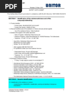 2 Unitor Seacare OSD MSDS | PDF | Dangerous Goods | Personal Protective ...