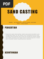 Makalah Sand Casting Proses Pengecoran | PDF
