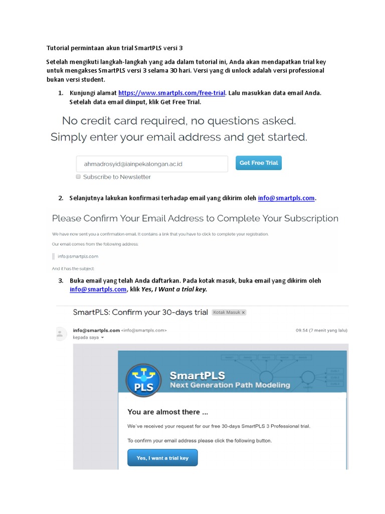 Aktivasi SmartPLS Versi 3 | PDF