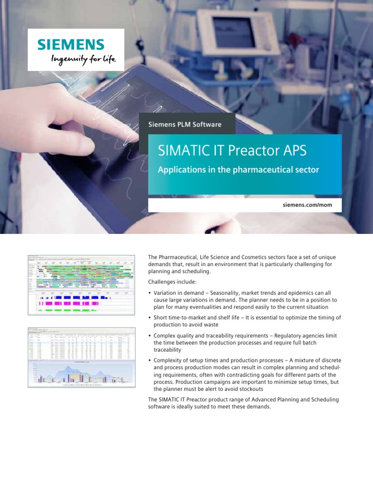 Preactor - Pharma PDF | PDF | Scheduling (Computing) | Product Lifecycle