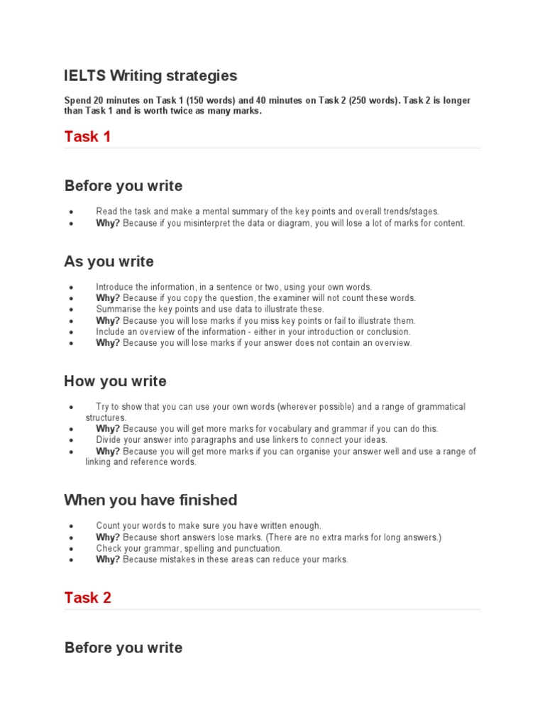 IELTS Tips & Strategies | PDF | Question | International English ...