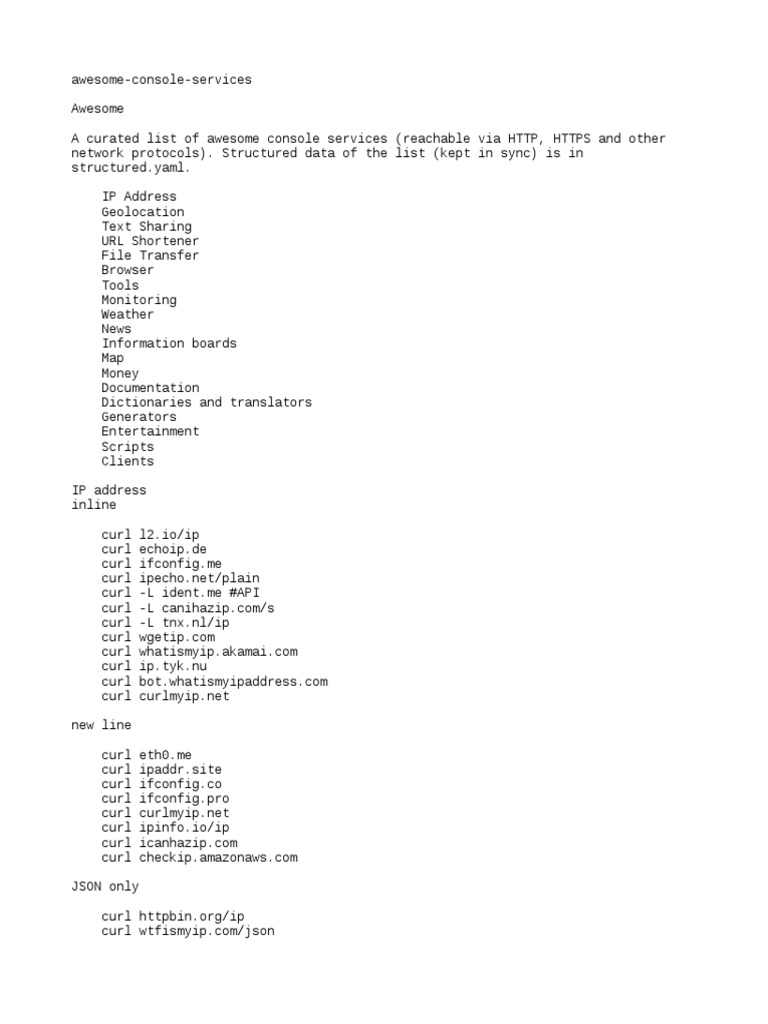 Awesome Console Services Pdf Secure Shell Command Line Interface 7872
