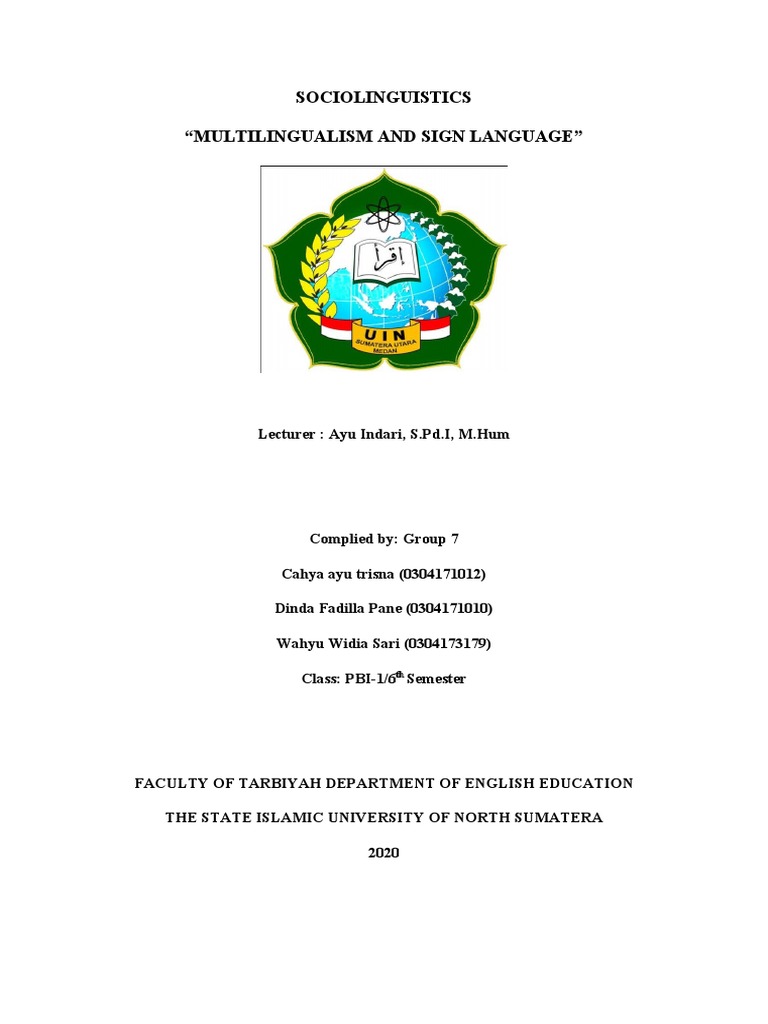 Multilingualism and Sign Language Overview | PDF | Multilingualism ...