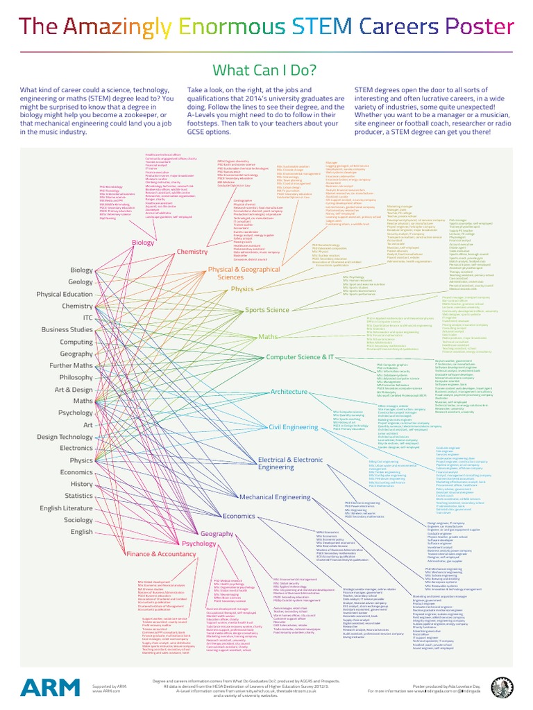 Ada Lovelace Day STEM Careers Poster PDF | PDF | Engineering | Academic ...