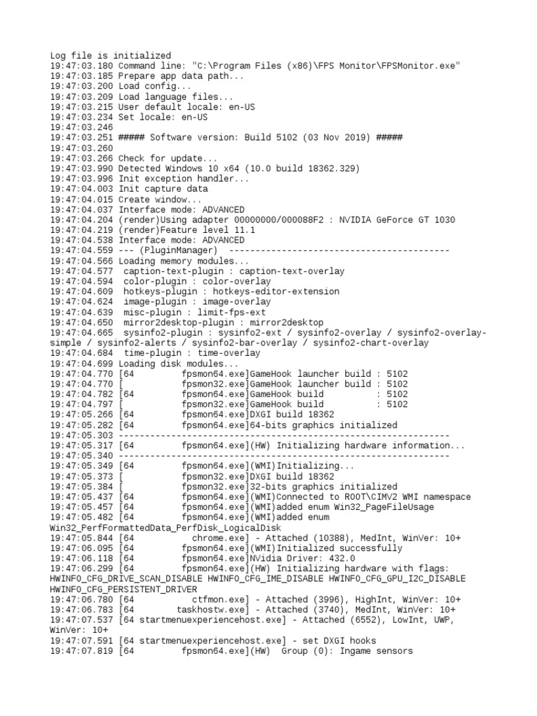 FPSMonitor | PDF | Graphics Processing Unit | Command Line Interface