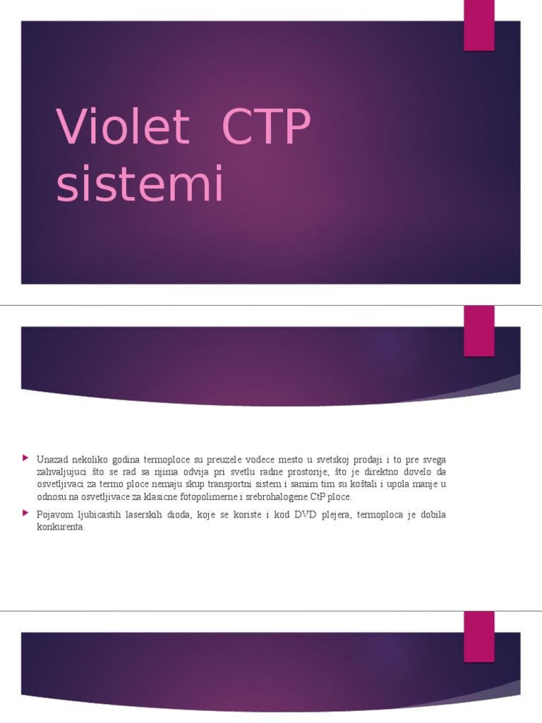 4g - Violet CTP Sistemi | PDF