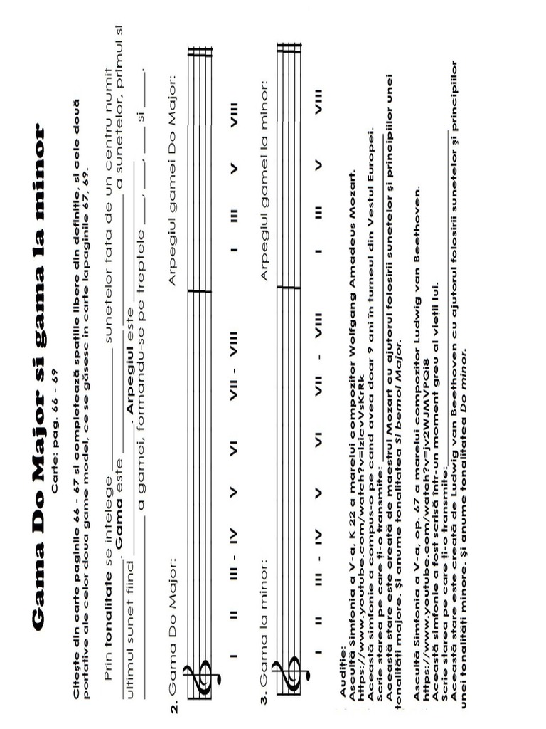 Gama Do Major Si Gama La Minor | PDF