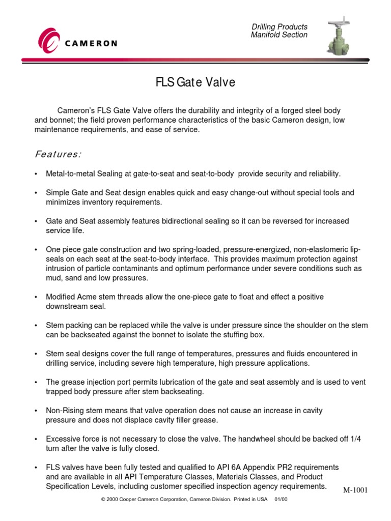 FLS Valve | Download Free PDF | Valve | Mechanical Engineering