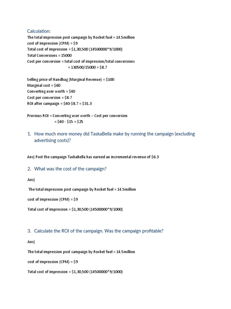 Digital Marketing Assignment - Rocket Fuel | PDF | Business