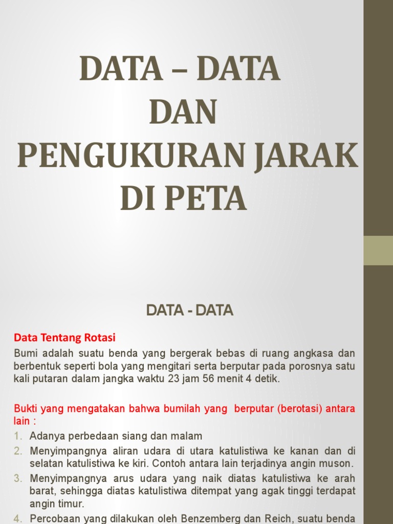 A. Data2 & Jarak Di Peta | PDF