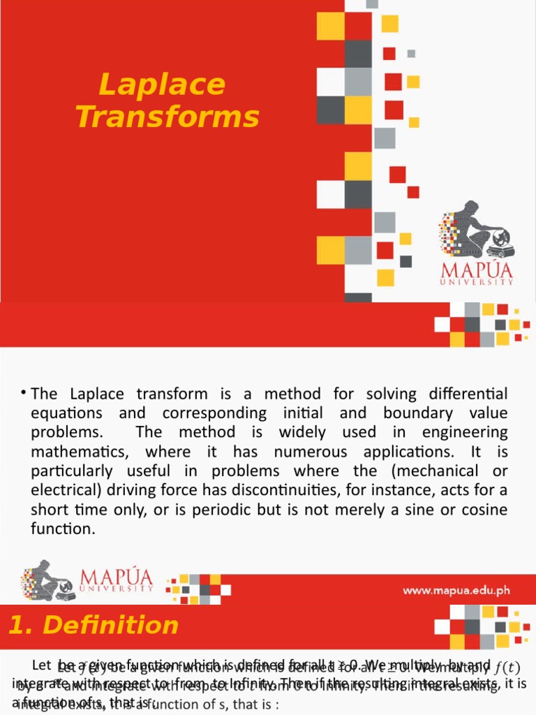 LAPLACE-TRANSFORMS | PDF | Laplace Transform | Function (Mathematics) LAPLACE-TRANSFORMS | PDF | Laplace Transform | Function (Mathematics)