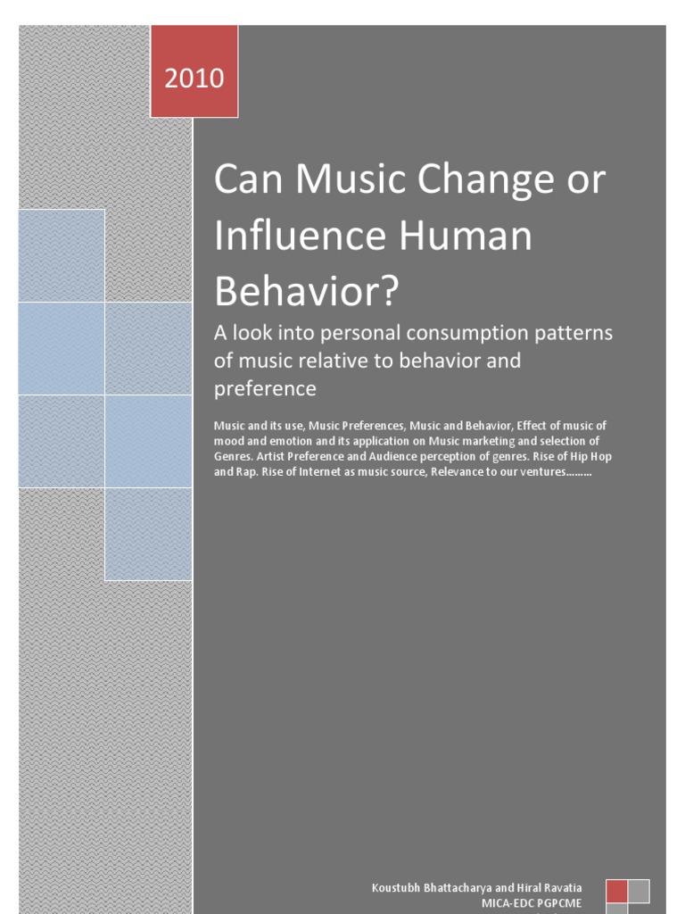 Music's Impact on Human Behavior | PDF | Hip Hop Music | Human