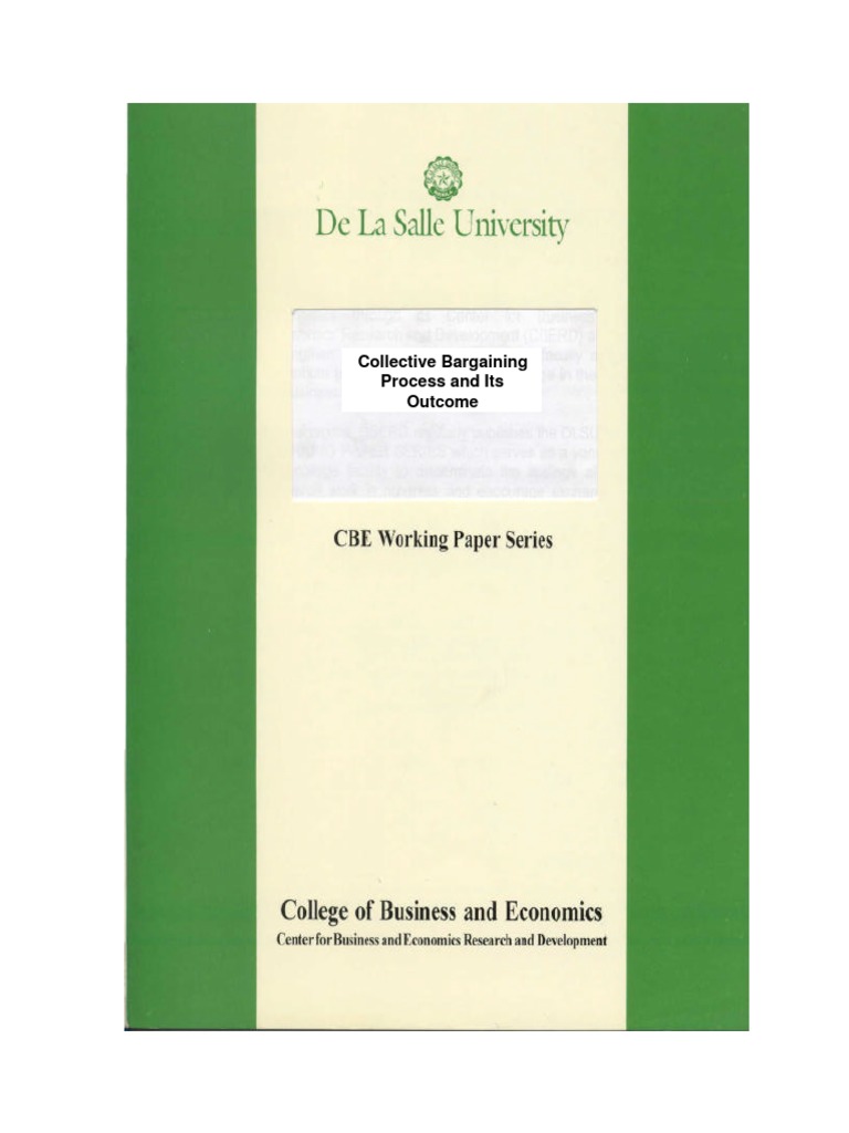 Cba Process and Stages PDF | PDF | Collective Bargaining | Collective ...