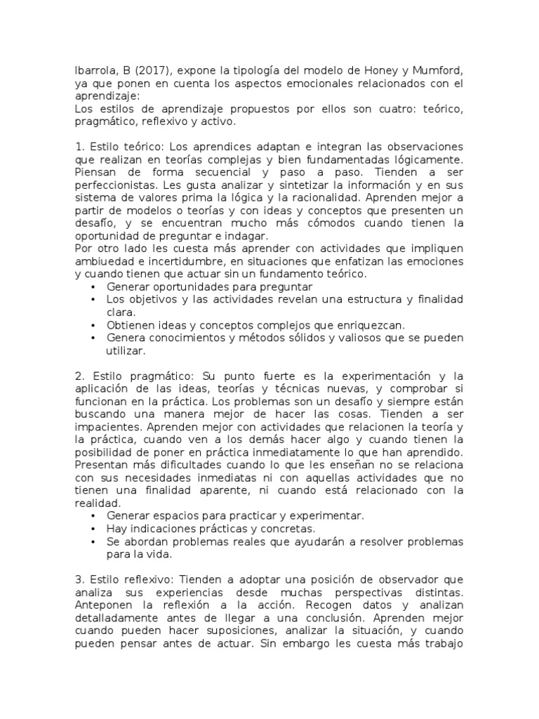 Begoña Ibarrola Aprendizaje Emocionante Pdf Las Emociones