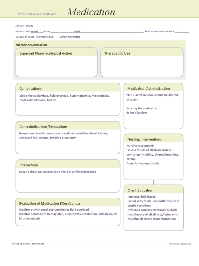 Bicitra | PDF | Diseases And Disorders | Medicine