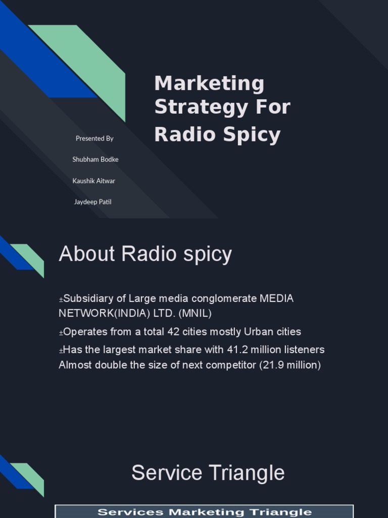 Marketing Strategy For Radio Spicy | PDF