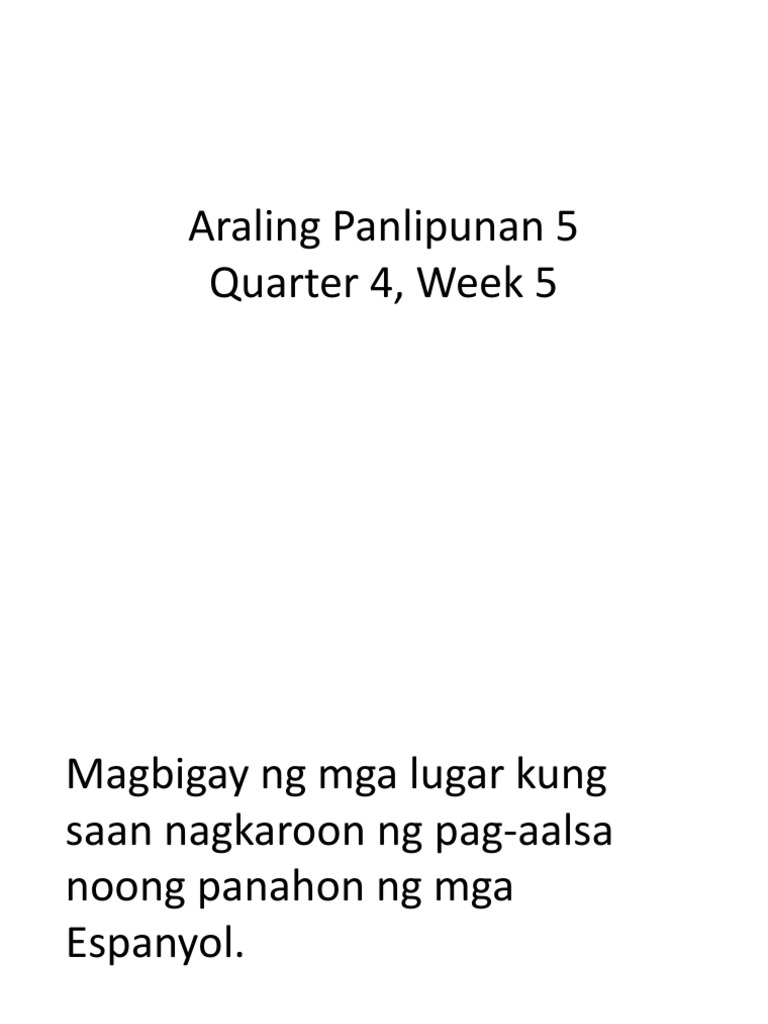 AP5 PPT Q4 W5 | PDF