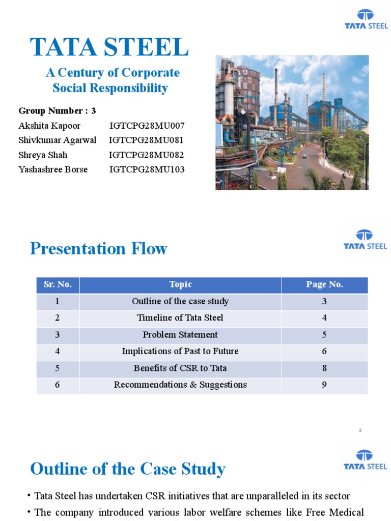 Tata Steel | PDF | Corporate Social Responsibility | Public–Private ...