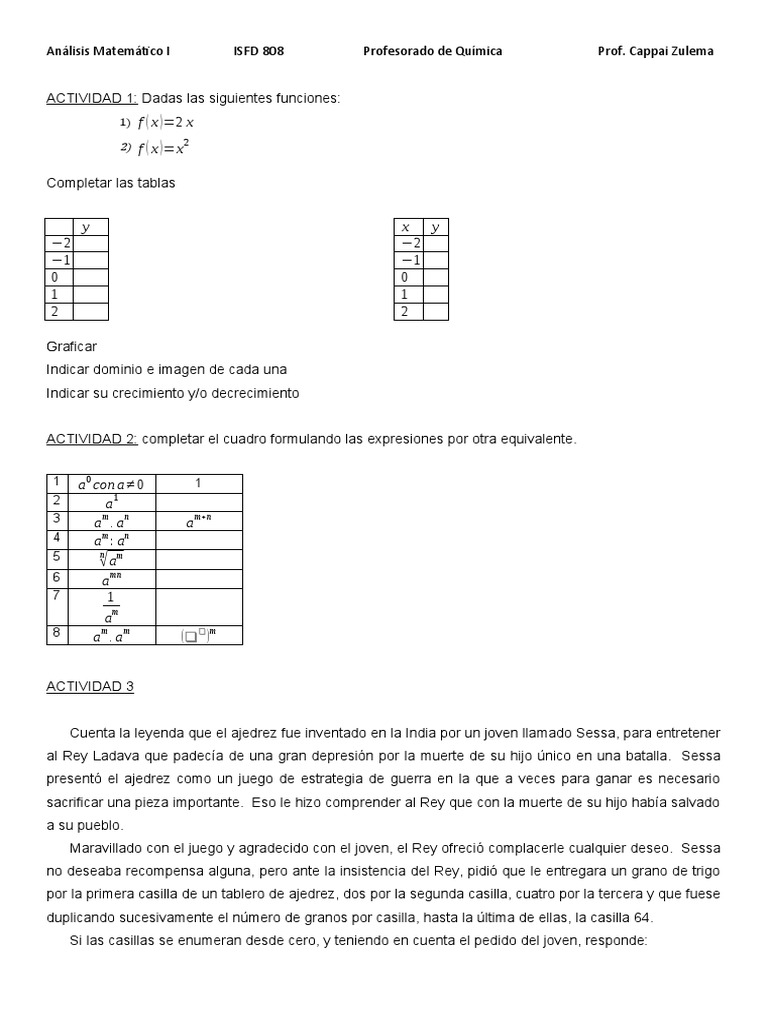 UNIIDAD 4 Funcion Exponencial y Logaritmica Teorico Practico | PDF ...
