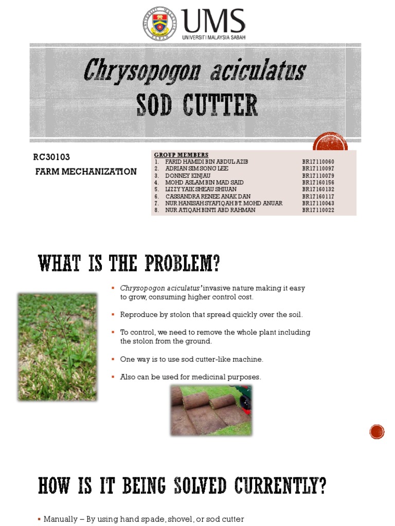 Kemuncup Presentation Edited 2 | PDF | Sod | Mechanical Engineering