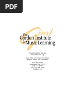 GORDON, Edwin - Music Learning | PDF | Music Theory | Musicology