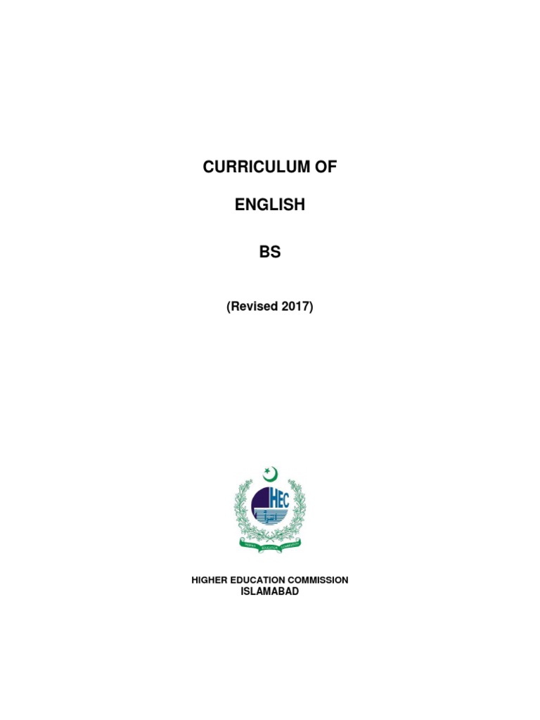 HEC BS English Curriculum Overview 2017 | PDF | Geography | Curriculum