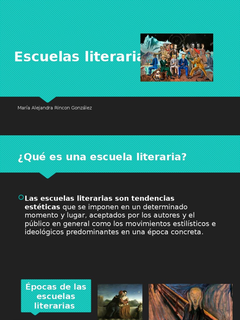Escuelas Literarias | PDF | Realismo literario | Barroco
