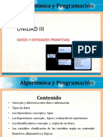 Elementos Básicos de Un Algoritmo | PDF | Tipo de datos | Algoritmos