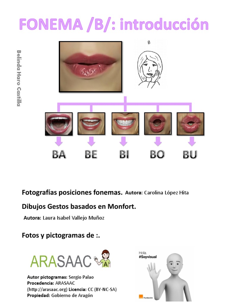 INTRODUCCIÓN Fonema B MONFORT PDF Grande | PDF