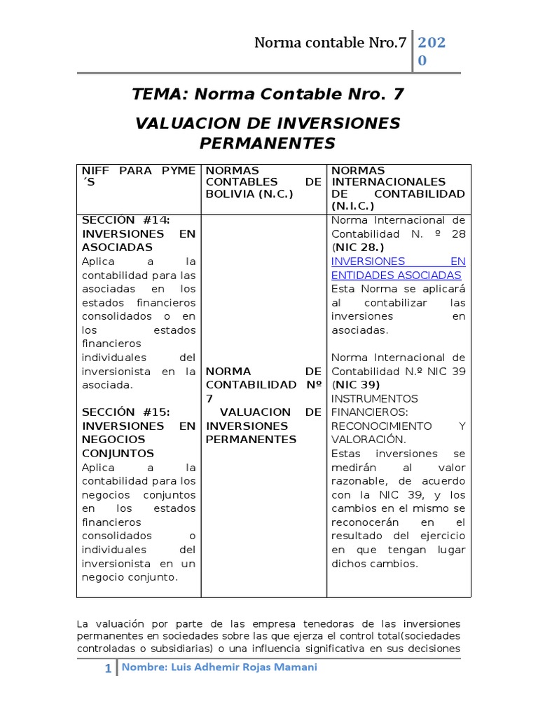 Nc7 Rmla 3ro CBN 2020 | PDF | Reciclaje | Contabilidad
