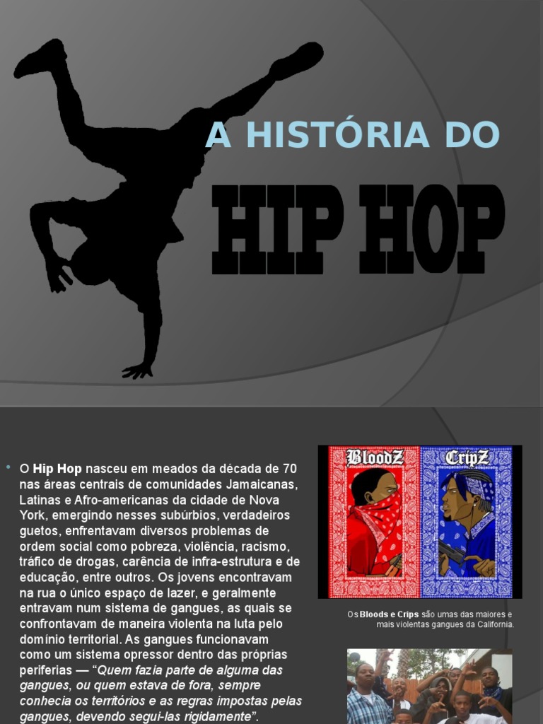 A História Do Hip Hop | PDF | Música hip hop | Dança de rua e música urbana