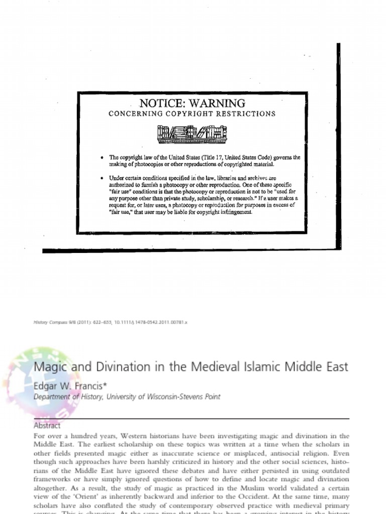 Magic and Divination in The Medieval Isl PDF | PDF | Supernatural ...