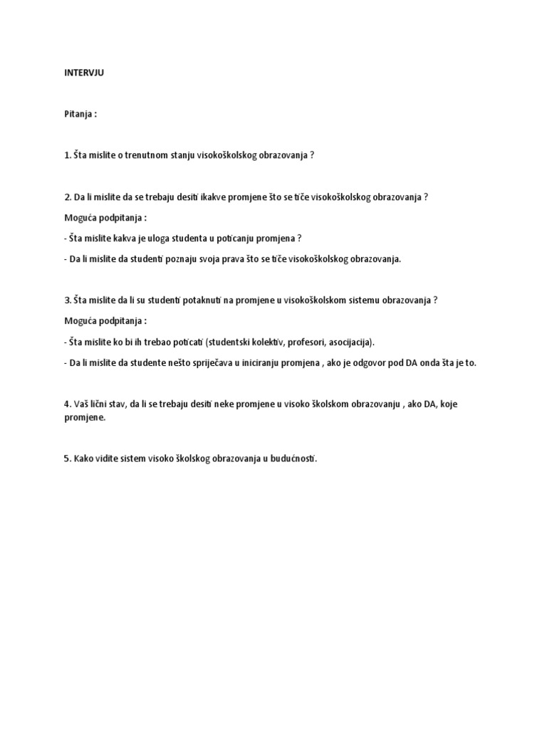 Intervju | PDF