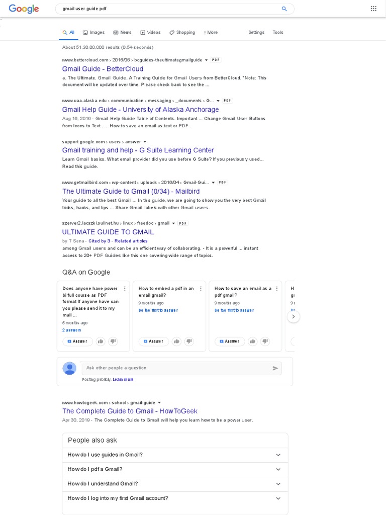 Gmail User Guide PDF - Google Search | PDF | Gmail | Information Retrieval Organizations