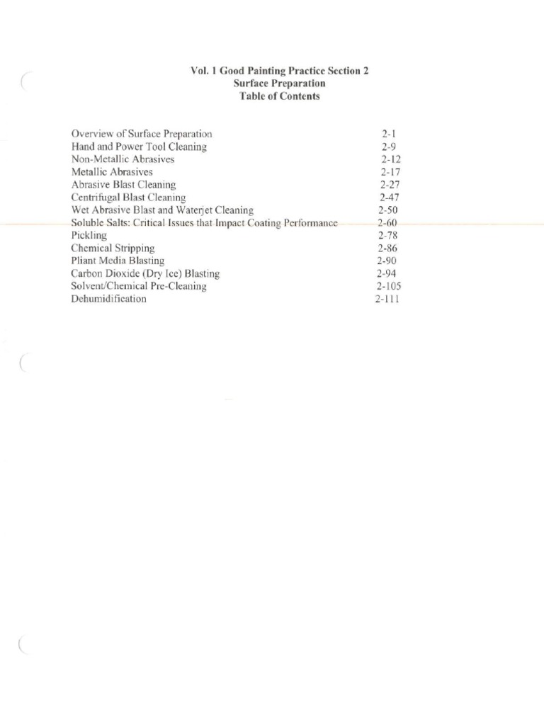 Seccion 2 Surface Preparation Sspc Good Practices Pdf Abrasive