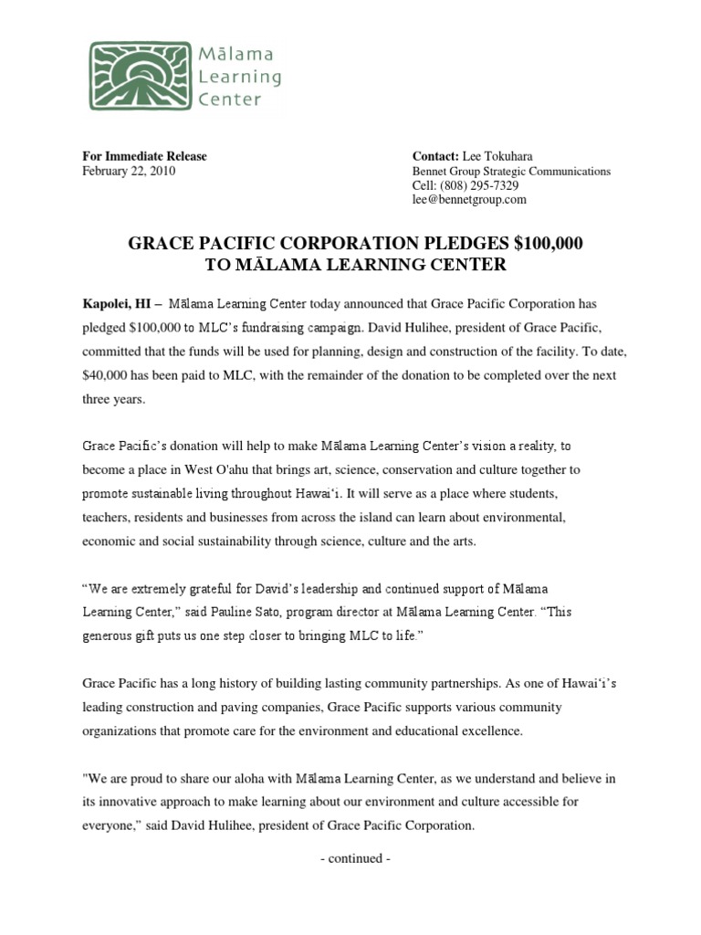 Grace Pacific | PDF | Hawaii | Construction Aggregate