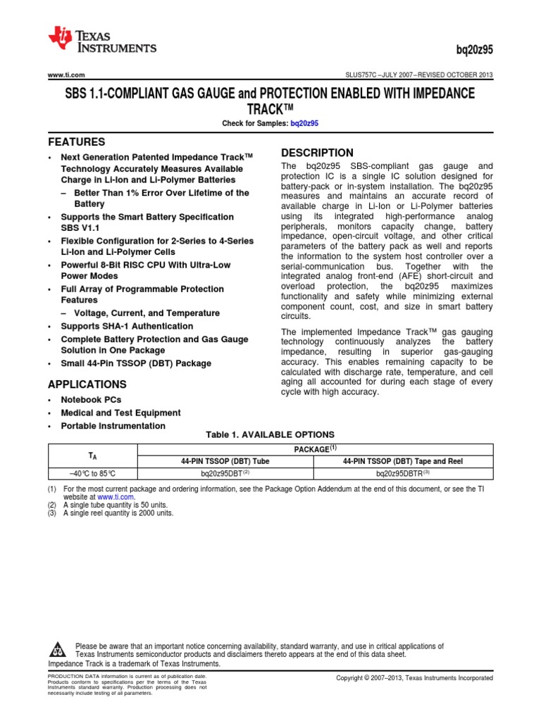 BQ 20 Z 95 | PDF | Power Supply | Field Effect Transistor