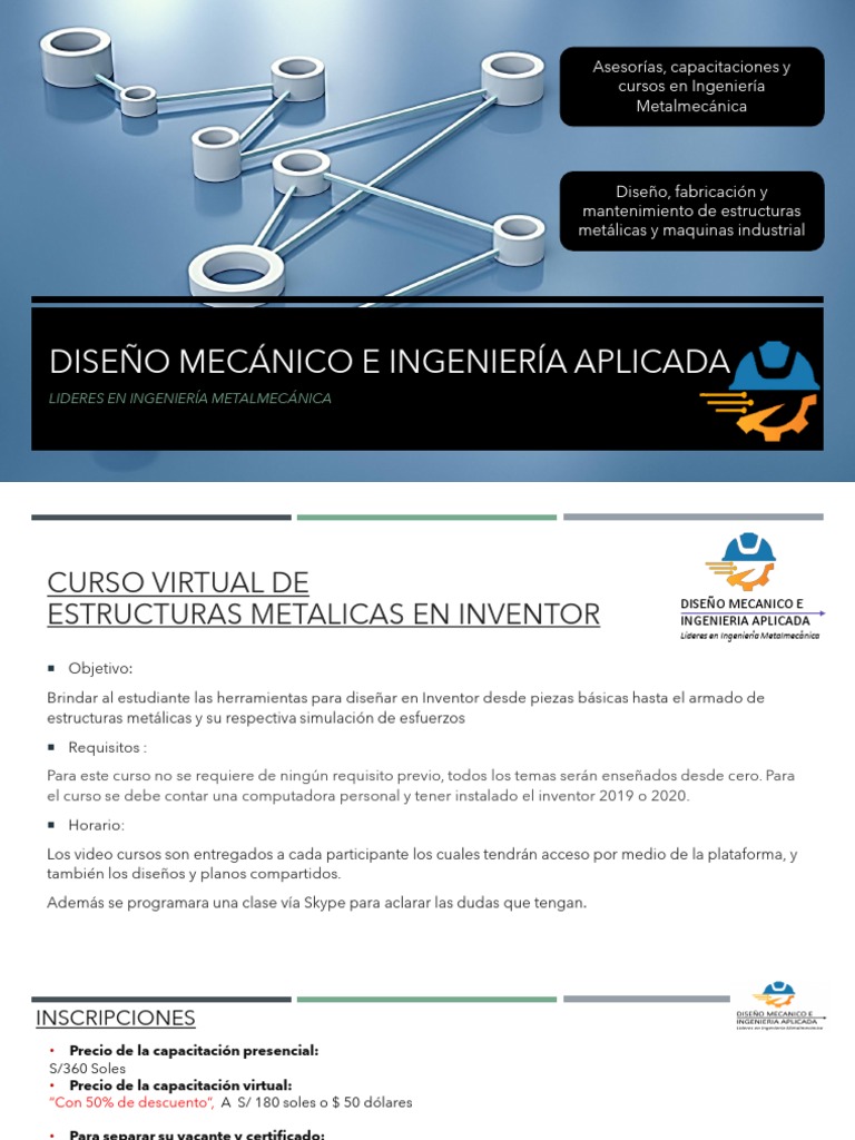 Curso de Estructuras en Inventor | PDF | Ingeniería | Science