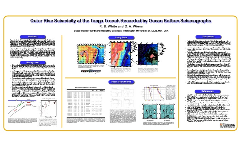 AGU 2001 Poster | PDF | Earthquakes | Plate Tectonics