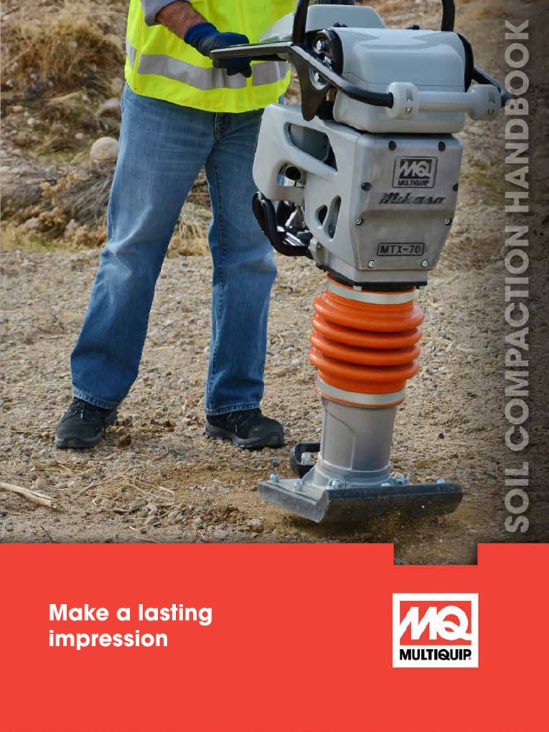 Soil Compaction Handbook (Short Booklet) (Multiqip) | PDF | Soil ...