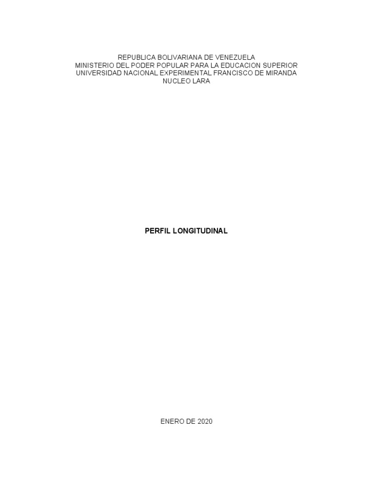 Perfil Longitudinal | PDF | Topografía | Geometria plana)