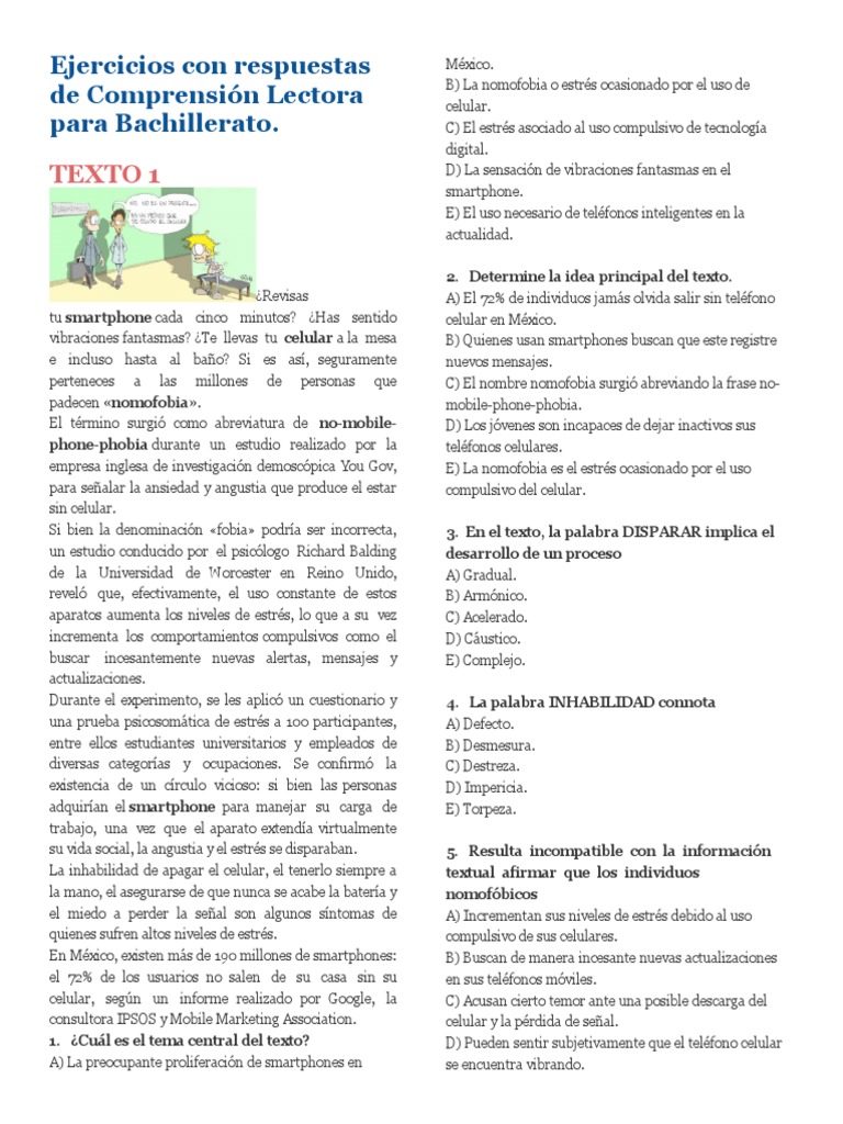 Ejercicios de Comprension Lectora | PDF | Pseudociencia | Leonardo Da Vinci