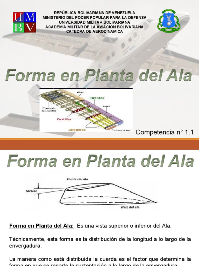 T3 Forma en Planta Del Ala | PDF | Avión | Ingeniería Aeroespacial