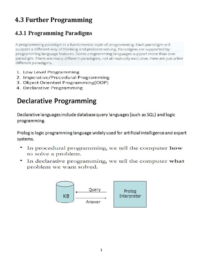 Programming Paradigms and Prolog Introduction | PDF | Clause | Computer Programming