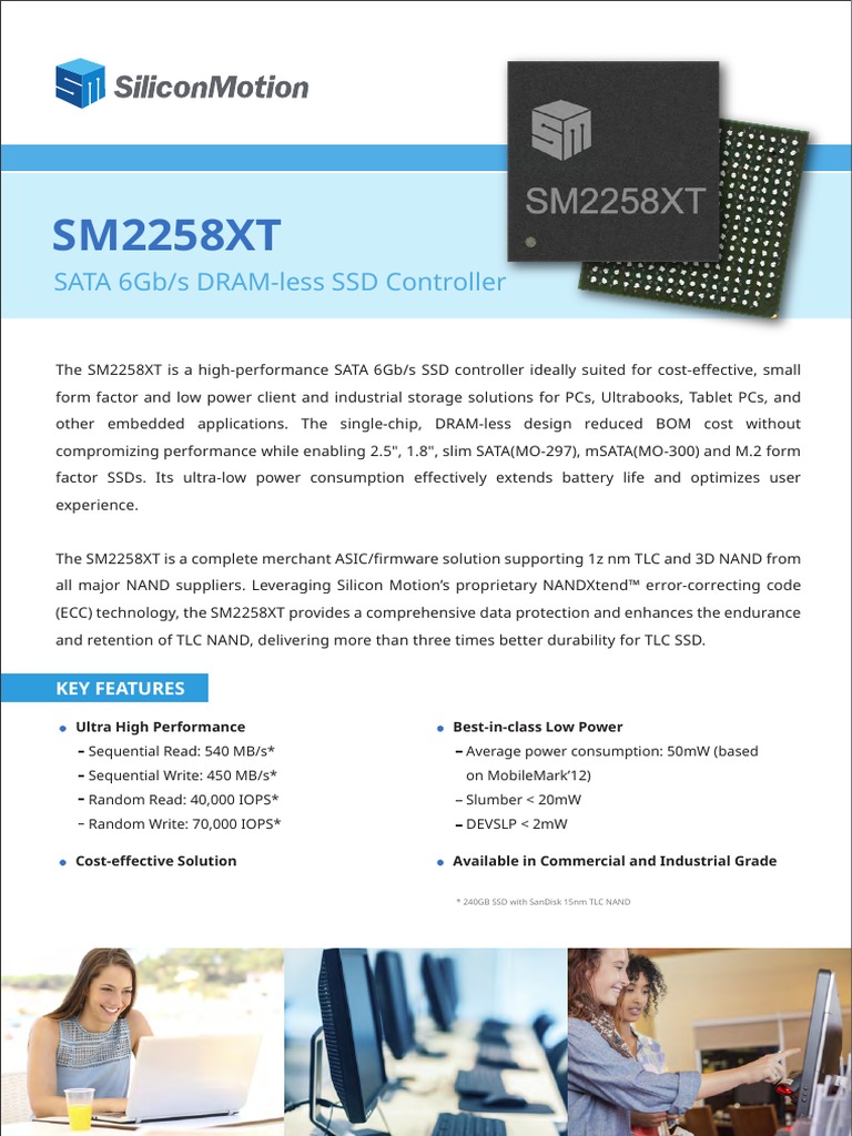 DM - SM2258XT | PDF | Solid State Drive | Flash Memory