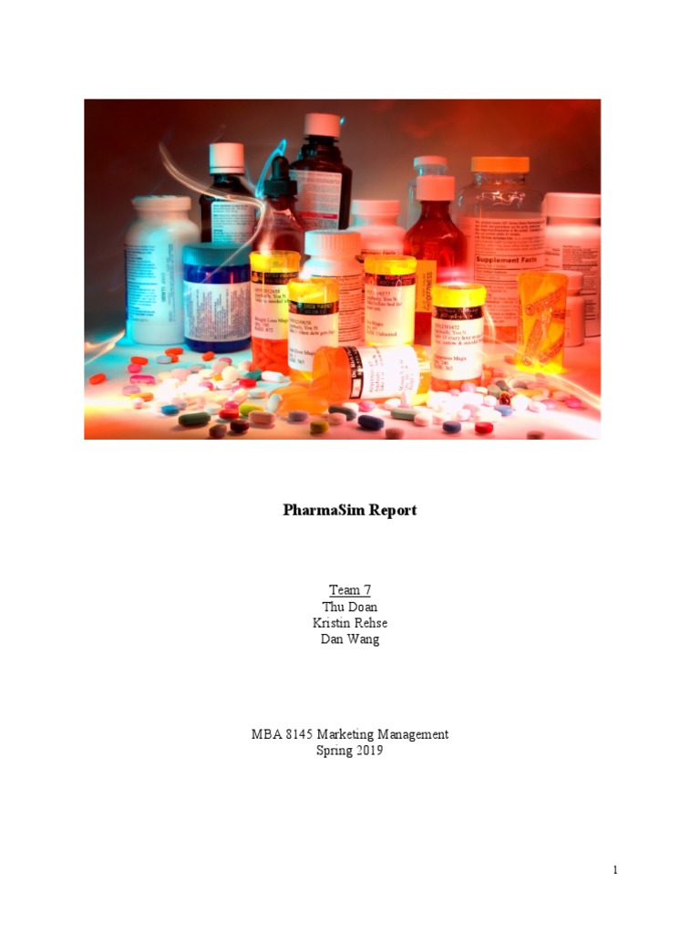 Team7 PharmaSim Report | PDF | Brand | Marketing