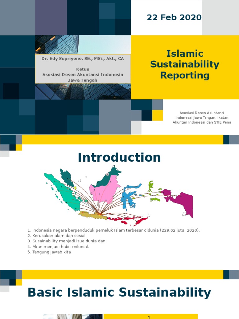 Edy Supriyono Islamic Sustainability | PDF