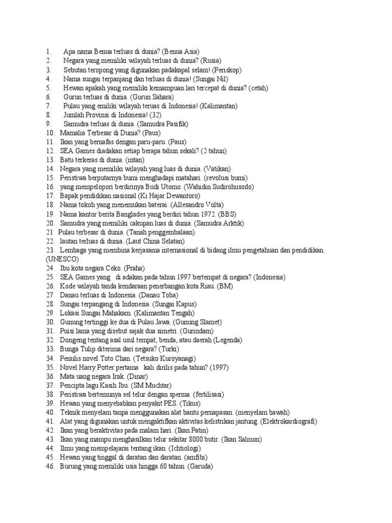 Soal Peng Umum | PDF