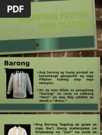 Sikat Na Kasuotan NG Mga Pilipino - 084446 | PDF