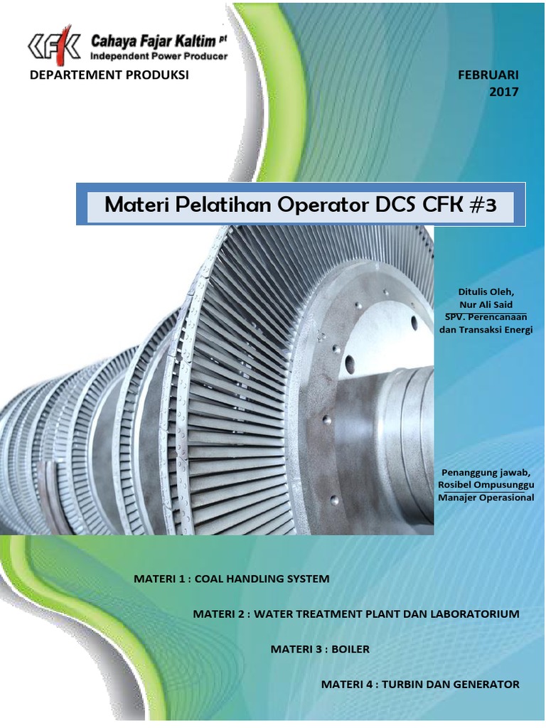 Buku Training Operator DCS PLTU PT Cahaya Fajar Kaltim Unit 3 PDF | PDF | Sains & Matematika ...